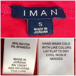 IMAN | Tops | Iman Red Top Wnecklace Sz S | Poshmark